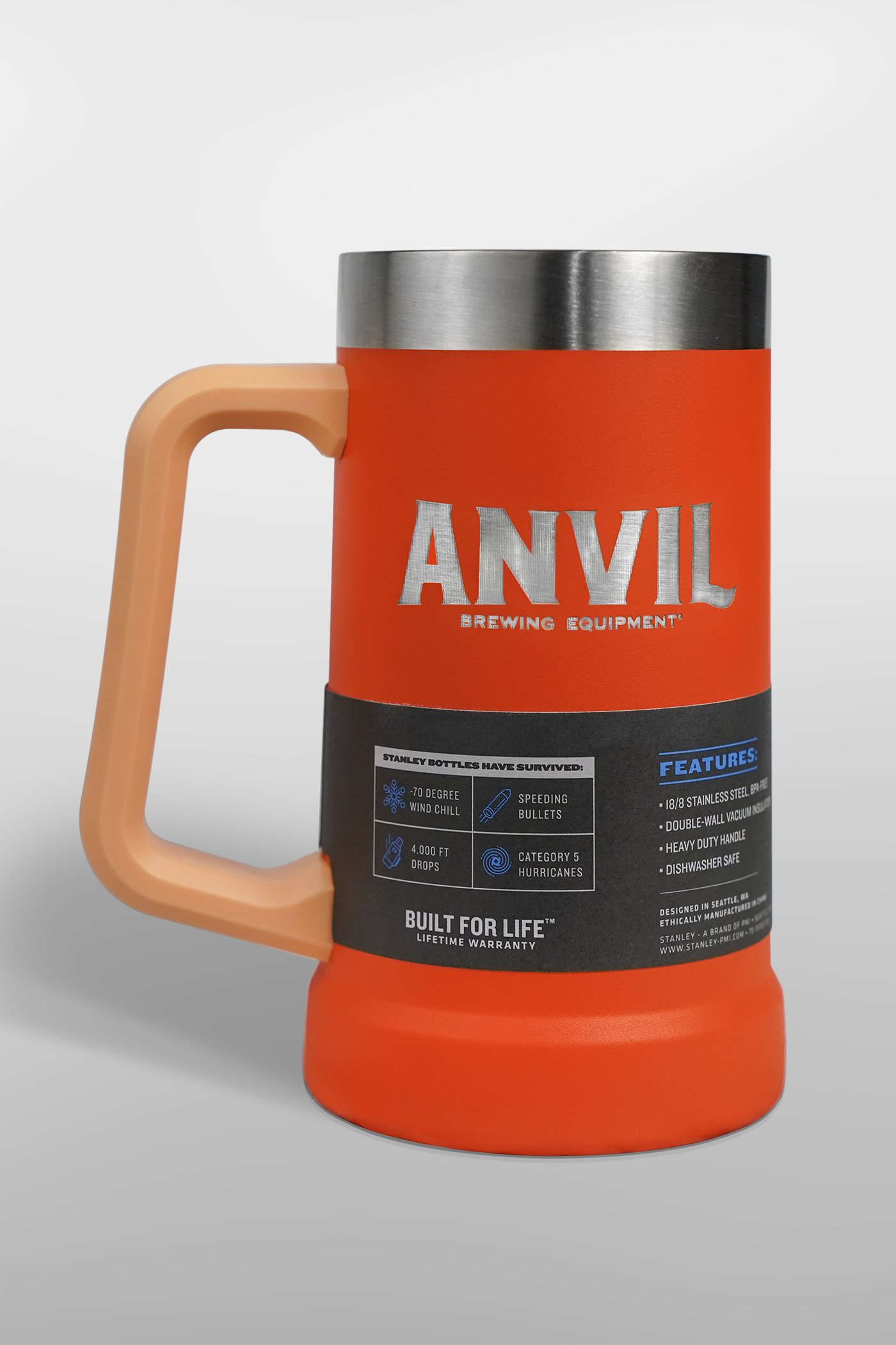 Anvil Branded Stanley Beer Stein - Anvil